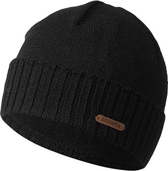 Giesswein Wildgrat Bonnet, Noir (Schwarz 022), Unique (Taille Fabricant: One Size) Homme