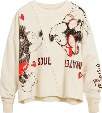 Desigual Sweatshirt Mickey and Minnie Mouse
