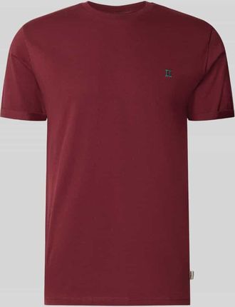Les Deux T-Shirt mit Logo-Stitching und Rundhalsausschnitt