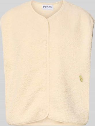 Pieces Relaxed Fit Weste in Leopard-Optik Modell KATTY