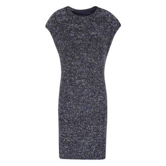 Emporio Armani Gestricktes Mini-Kleid mit Pailletten - - Dresses - Damen - Schwarzk - XS