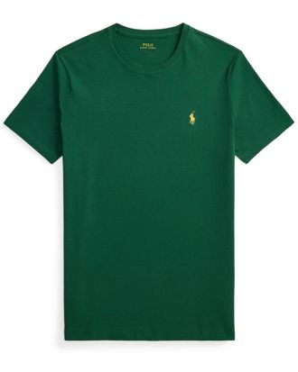 Ralph Lauren Leichtes T-Shirt mit Pony-Stickerei, Custom Slim Fit in