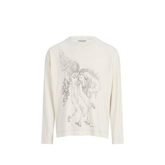Our Legacy Tee-shirt droit col rond imprim&eacute;