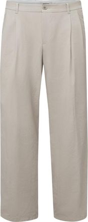 Drykorn Leichte Baumwoll-Chino mit doppelter Bundfalte, Wide Fit in