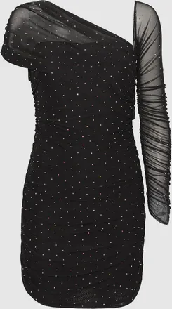 Rotate Robe Asym&eacute;trique Noire