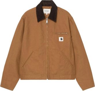 Carhartt Work in Progress Femme, Vestes, Brun, Taille: 38 FR OG Detroit Jacket