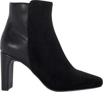 Dune London Orietta Zweifarbig Stiefeletten f&uuml;r Damen, Leder (Schwarz)