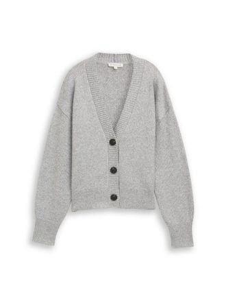 Tom Tailor Cardigan Pullover & Strickjacken Loose Fit Cardigan mit V-Ausschnitt
