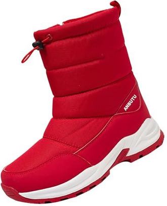 Generic Boots De Neige Femme Hiver Fourr&eacute;e Bottines 2025 Bottes De Securite Femme R&eacute;sistantes Thermiques Chaussures Marche Femme Confort L&eacute;g&egrave;re Boots Et Botti