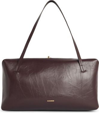 Jil Sander Grand sac Lear marron Goji Pillow