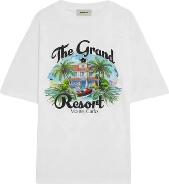 A Paper Kid Homme, Tops, Blanc, Taille: M Jersey T-Shirt