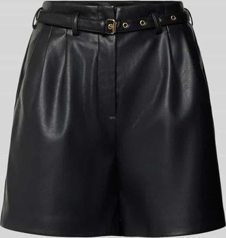 Only Shorts mit G&uuml;rtel und Bundfalten