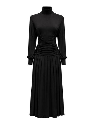 Ganni Maxikleid - Schwarz