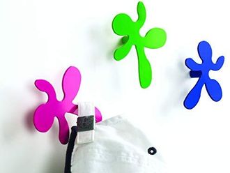 Bolis Italia Splash Stoff Kleiderbügel Farbe, Rot, One Size