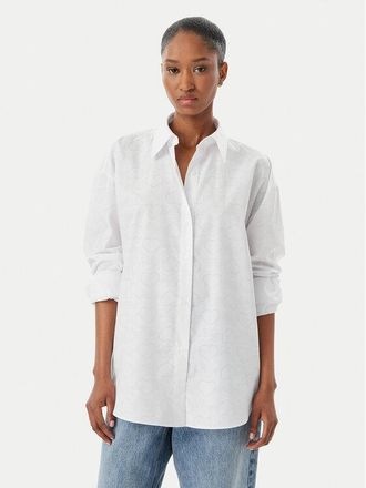 HUGO BOSS Hemd Elisana 50559860 Wei&szlig; Regular Fit
