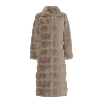 Notyz Notyz, Femme, Vestes, Beige, Taille: 44 FR Faux Fur & Shearling Vestes