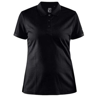 Craft Damen Core Unify Poloshirt Polohemd, Schwarz, M