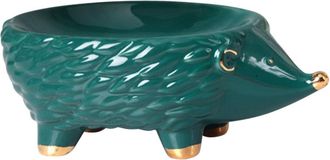 Cabilock Keramik Seifenschale Nordischer Stil Gr&uuml;n 15x9x6cm mit Wasserablauf Seifenhalter f&uuml;r Badezimmer Haushalt