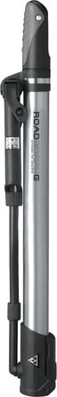 Topeak Road Morph G Bike Pump with Gauge, Black, Silver, Large x w x h 35 x 5.7 x 2.8 cm/ 13.8 x 2.2 x 1.1, TRP-3G