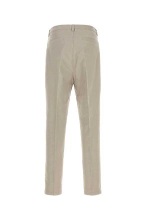 Brunello Cucinelli Cotton Blend Trousers - Gray