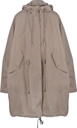 Semicouture Femme, Manteaux, Beige, Taille: 38 FR Parka Honoria