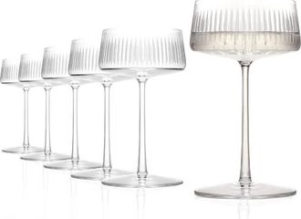 St&ouml;lzle SOHO Coupes &agrave; Champagne Set de 6 275ml - Verres &Eacute;l&eacute;gants pour Champagne & Cocktails - Verres en Cristal de Haute Qualit&eacute; - Lavables au Lave-Vaisselle,