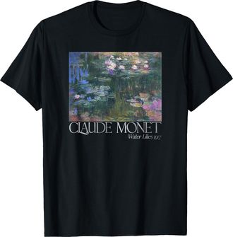 Trendy Apparel Trendy Design Centered Claude Monet Water Lilies T-Shirt