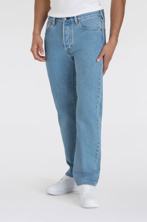 Levi's Straight-Jeans LEVIS 501 LEVIS ORIGINAL, Herren, Gr. 30, L&auml;nge 30, blau (ferry building blau), Denim/Jeans, Obermaterial: 100% Baumwolle, normal lang,