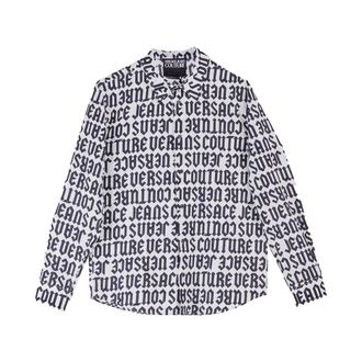 Versace Jeans Couture Camicia Logo Gotico - - Shirts - Herren - Mehrfarbig - M