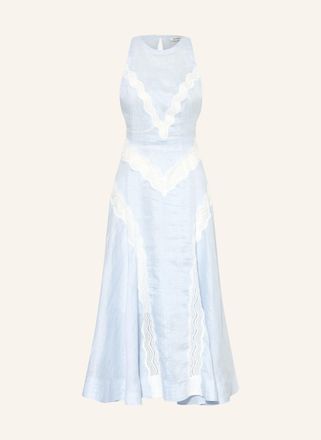 Sandro Sandro Kleid Mit Spitze blau