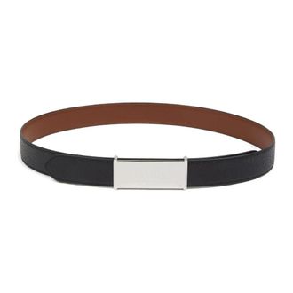 Maison Margiela Homme, Accessoires, Noir, Taille: 110 CM Ceinture Réversible Numeric