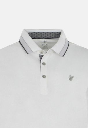 Hajo Poloshirt Pique (1-tlg) Poloshirt - Baumwolle - Atmungsaktiv - Strickb&uuml;ndchen am Armabschluss
