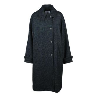 Douuod Femme, Manteaux, Bleu, Taille: 40 FR Manteau Tanzanite