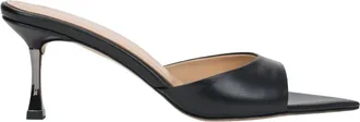 Estro & Luminara Femme, Chaussures, Noir, Taille: 39 EU Mules &agrave; Talons avec Bout Ouvert Pointu
