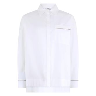 PESERICO Femme, Blouses et Chemises, Blanc, Taille: 44 FR Blouses & Chemises