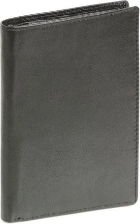 LEAS Brieftasche in Buchform Echt-Leder, schwarz Special-Edition