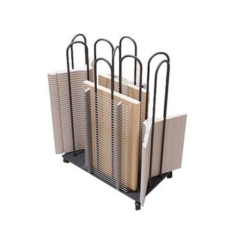 Generic Rangement empilable à 4 côtés, peut contenir 200 cintres, solution peu encombrante pour magasin de vêtements, organisation facile