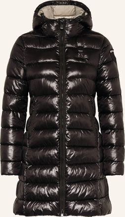 Blauer Steppmantel Adelaide schwarz