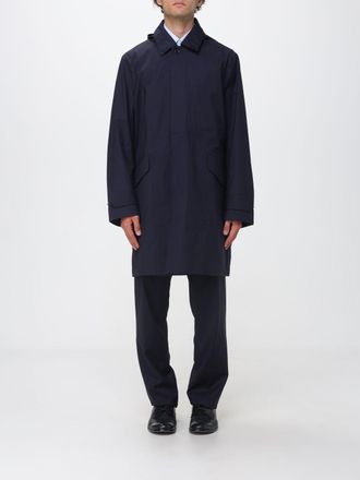 Paul Smith Trench-coat droit en laine avec capuche et ceinture