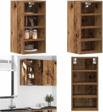 vidaXL Hängeschrank Altholz-Optik 30x29,5x60 cm Holzwerkstoff - Vidaxl
