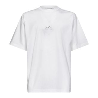 Balenciaga Herren, Oberteile, Wei&szlig;, MGr&ouml;&szlig;e