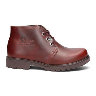 Panama Jack Wasserdichte Schn&uuml;rstiefeletten aus bordeauxrotem Leder f&uuml;r Herren - Bota C77
