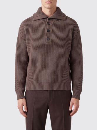 Dries Van Noten Cardigan en pure laine c&ocirc;tel&eacute;e avec col V et boutons