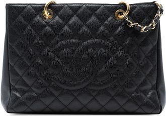 Chanel Shopper - Caviar Grand Shopping Tote - Gr. unisize - in Schwarz - f&uuml;r Damen