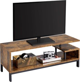 Yaheetech TV Lowborad Fernsehschrank TV-Schrank mit Ablage Industrie-Design Fernsehtisch für Fernseher bis zu 55 Zoll