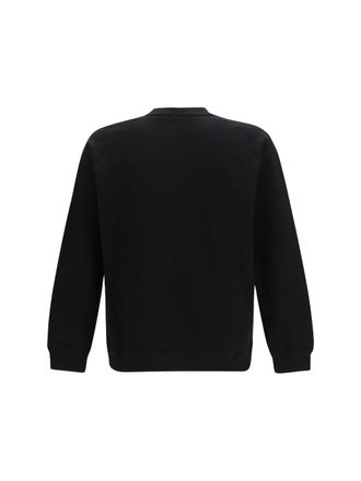 Valentino Mens Sweatshirt Panther Black-Red Cotton Sweatshirts Black/red Sweater