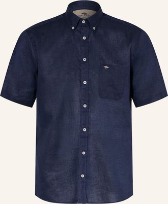Fynch-Hatton Fynch-Hatton Leinenhemd Comfort Fit blau