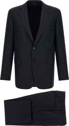 Brioni Knielanges Kleid - Blau