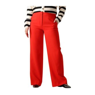Another Label Moore Hose - - Trousers - Damen - Rot - S