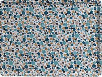 Platex Platex 102820302S Slim Tablett aus Stoff/Baumwolle, Melo, Blau, 28 x 20 x 2 cm